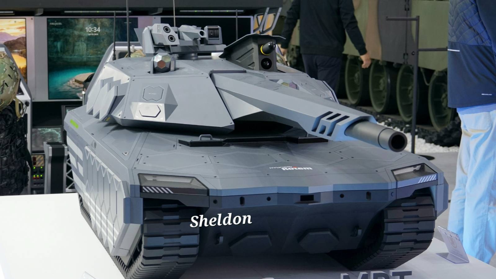 韩国国防工业展示下一代主战坦克设计概念：外形酷似波兰的PL-01，三人并排驾驶 - 哔哩哔哩