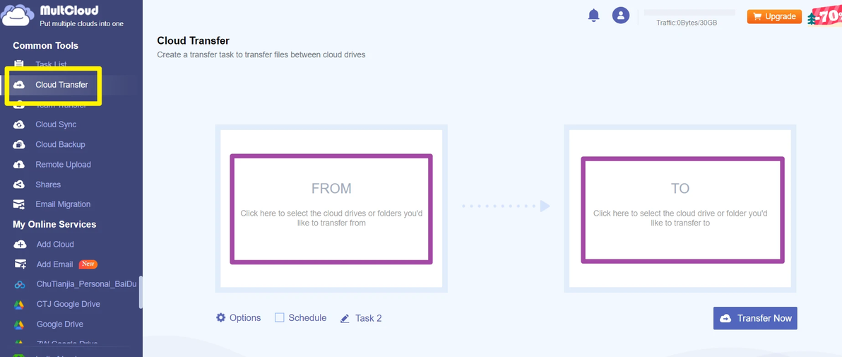 将其他网盘的数据直接转入百度网盘：MultCloud - 哔哩哔哩