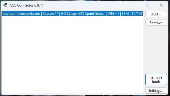 ACC服务器大厅挂了如何进服？ACC Connector工具使用和分享 - 哔哩哔哩
