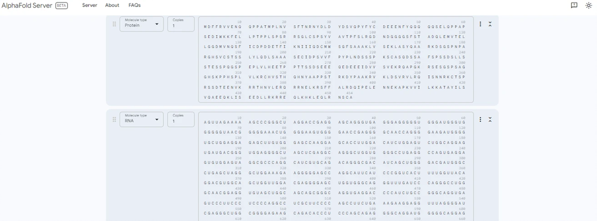 AlphaFold3实操专题三：预测蛋白质与RNA互作 - 哔哩哔哩