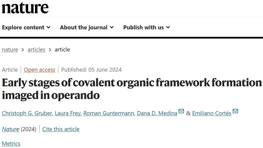 COF，再上Nature，“补足短板”，合成不难 - 哔哩哔哩