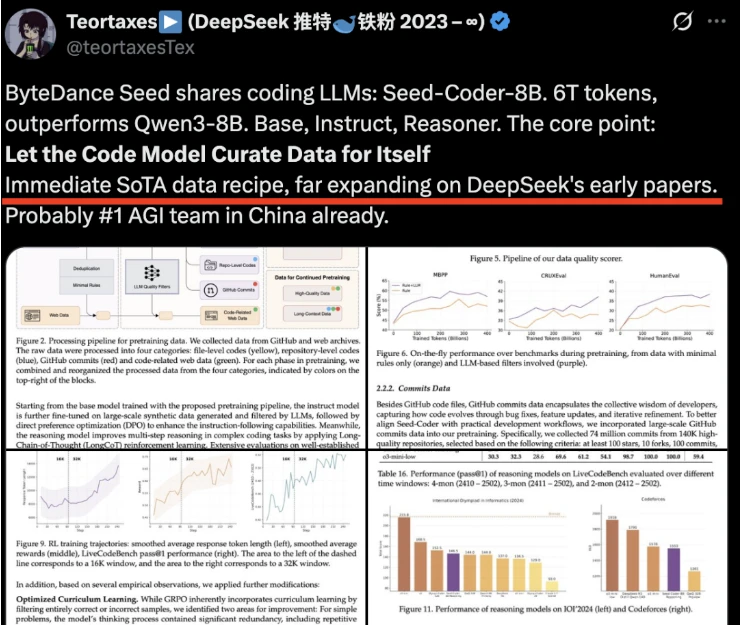 字节开源 Seed-Coder：8B参数拿下同规模多个SOTA，超越百亿级对手！ - 哔哩哔哩