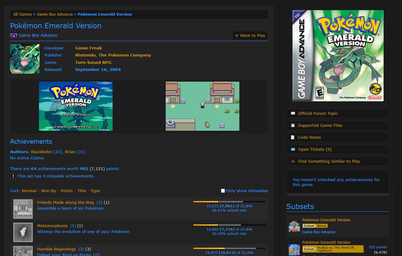 让老游戏重获新生：RetroAchievements成就系统详解 - 哔哩哔哩