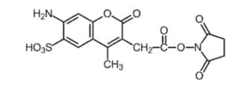 AF350 SE，200554-19-4，AF350 Succinimidyl Ester 可用于将该染料与蛋白质或抗体结合 - 哔哩哔哩