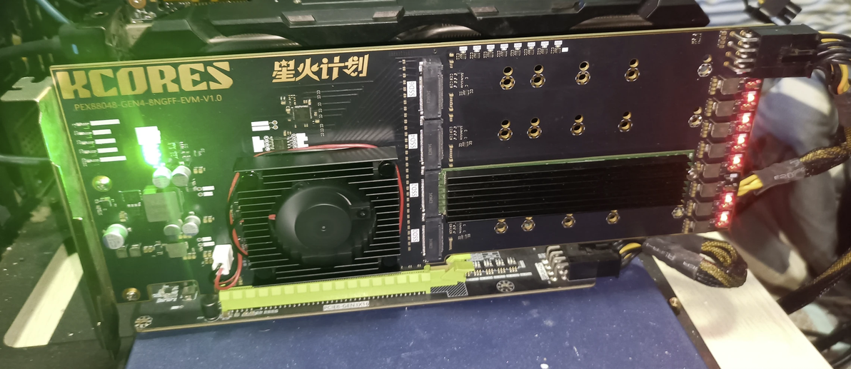 PEX88048大甩卖了，是时候出一款8口M.2 GEN4X4的小黄鱼搅屎棍了 - 哔哩哔哩