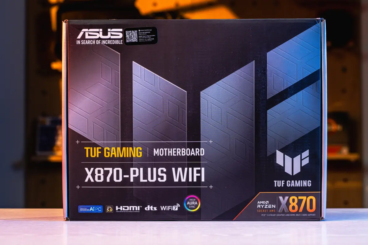 TUF Gaming X870-Plus WiFi 简易开箱 - 哔哩哔哩