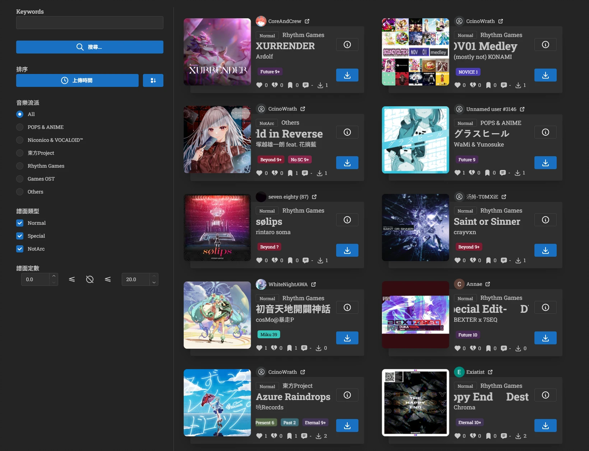 【ArcCreate】自制谱面分享平台 - 哔哩哔哩