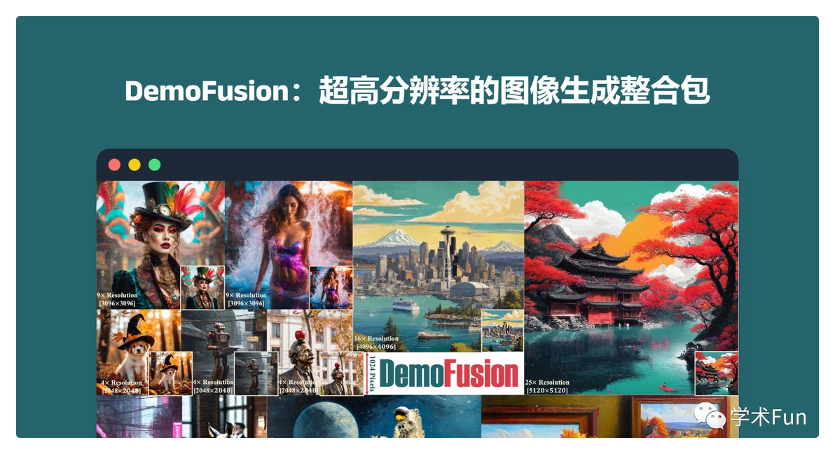 DemoFusion：图像清晰度提升工具包 - 哔哩哔哩