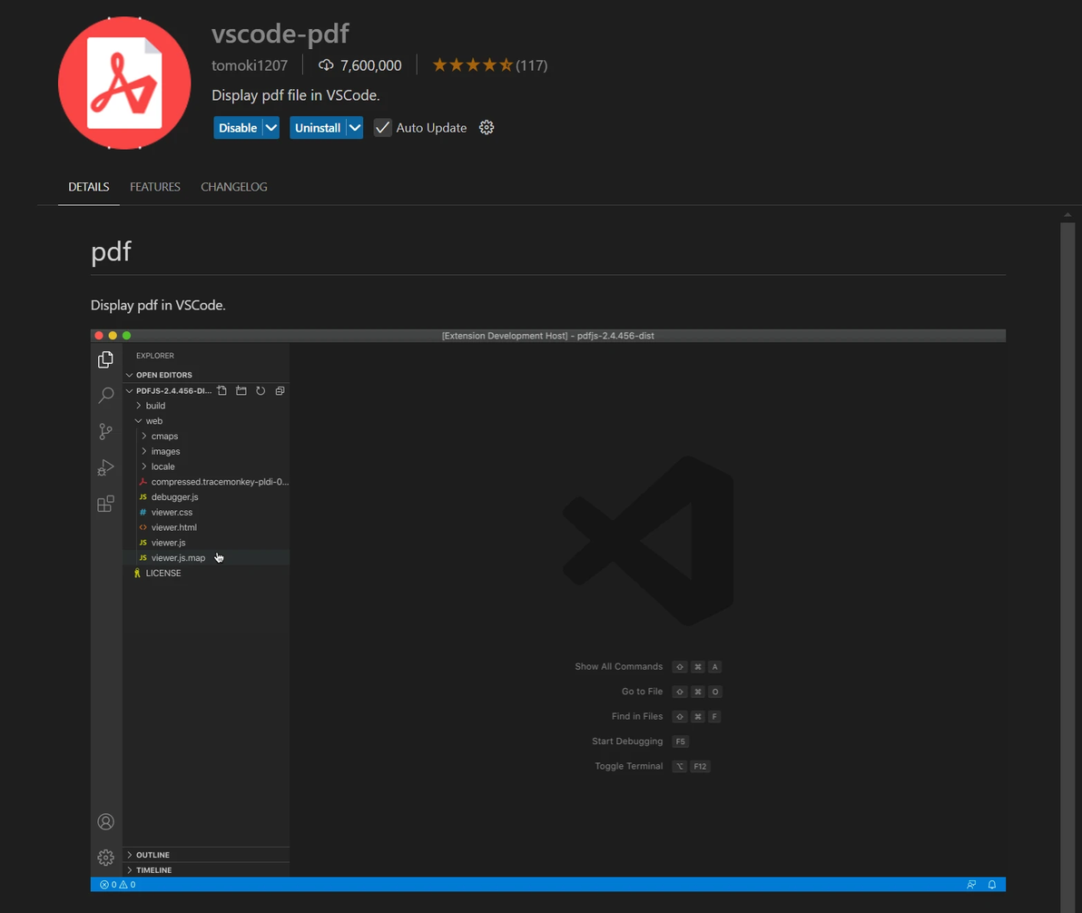 vscode/cursor用vscode-pdf插件打开PDF是文本模式且为乱码 - 哔哩哔哩