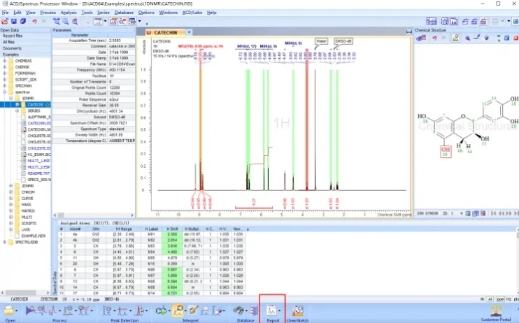 ACD/Labs软件实操，核磁预测的详细步骤 - 哔哩哔哩