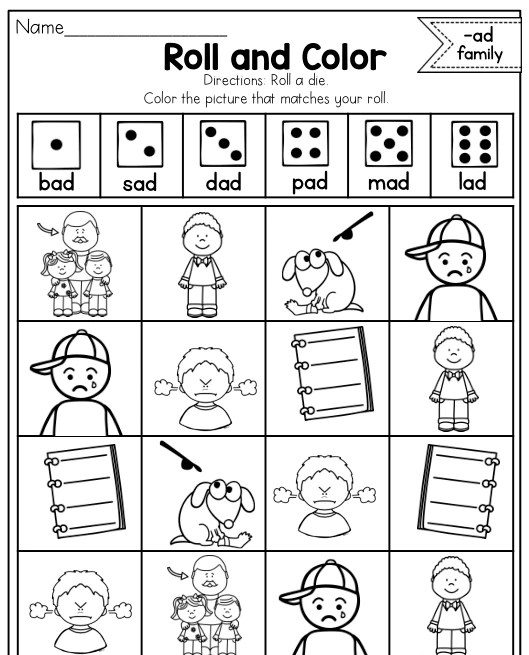 12套自然拼读CVC单词家族组合练习册，帮助孩子轻松掌握CVC单词！ - 哔哩哔哩