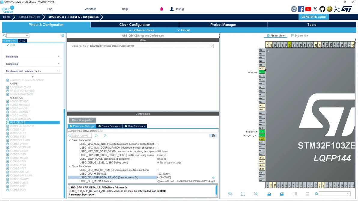 用stm32的usb dfu类实现bootloader - 哔哩哔哩