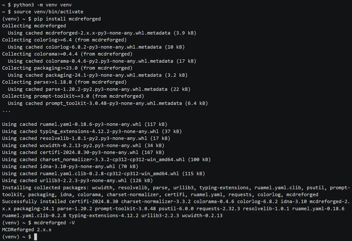 【官方文档】MCDReforged 快速上手入门指引 - 哔哩哔哩
