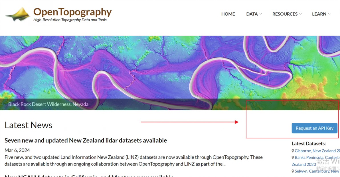 如何注册OpenTopography api key，api key获取方法 - 哔哩哔哩
