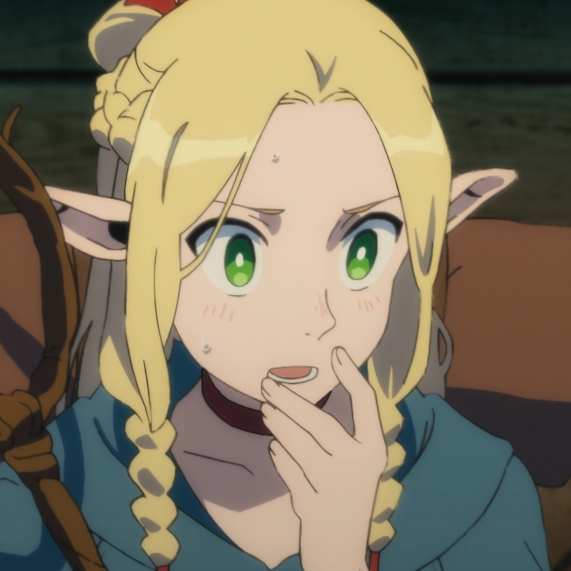 【自截／存档】《迷宫饭》——玛露西尔表情包＆头像（第三集） - 哔哩哔哩