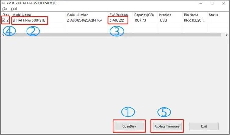 致态TiPlus5000固件升级，MAP1202量产工具及MAP1202固件升级软件 - 哔哩哔哩
