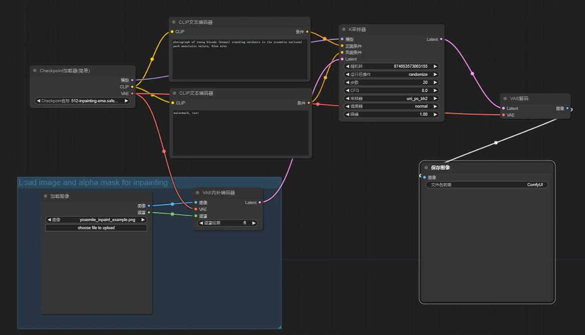 ComfyUI Inpainting部署教程，智能修复老照片！ - 哔哩哔哩