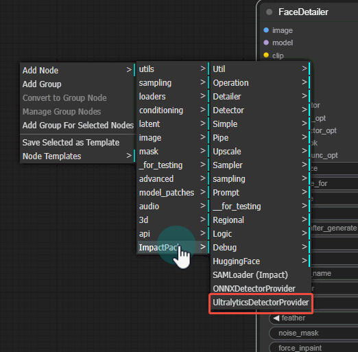 ComfyUI中UltralyticsDetectorProvider节点 - 哔哩哔哩
