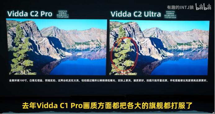 Vidda C2 Ultra投影评测：性能超强！高亮、广角还带光学变焦 - 哔哩哔哩