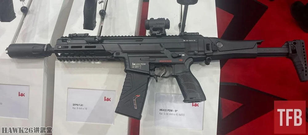 图说：黑克勒-科赫公司HK433 PDW步枪 外形紧凑 适合安装消音器 - 哔哩哔哩