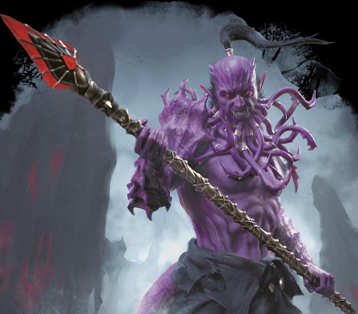 DND怪物图鉴2025 须魔Bearded Devil - 哔哩哔哩