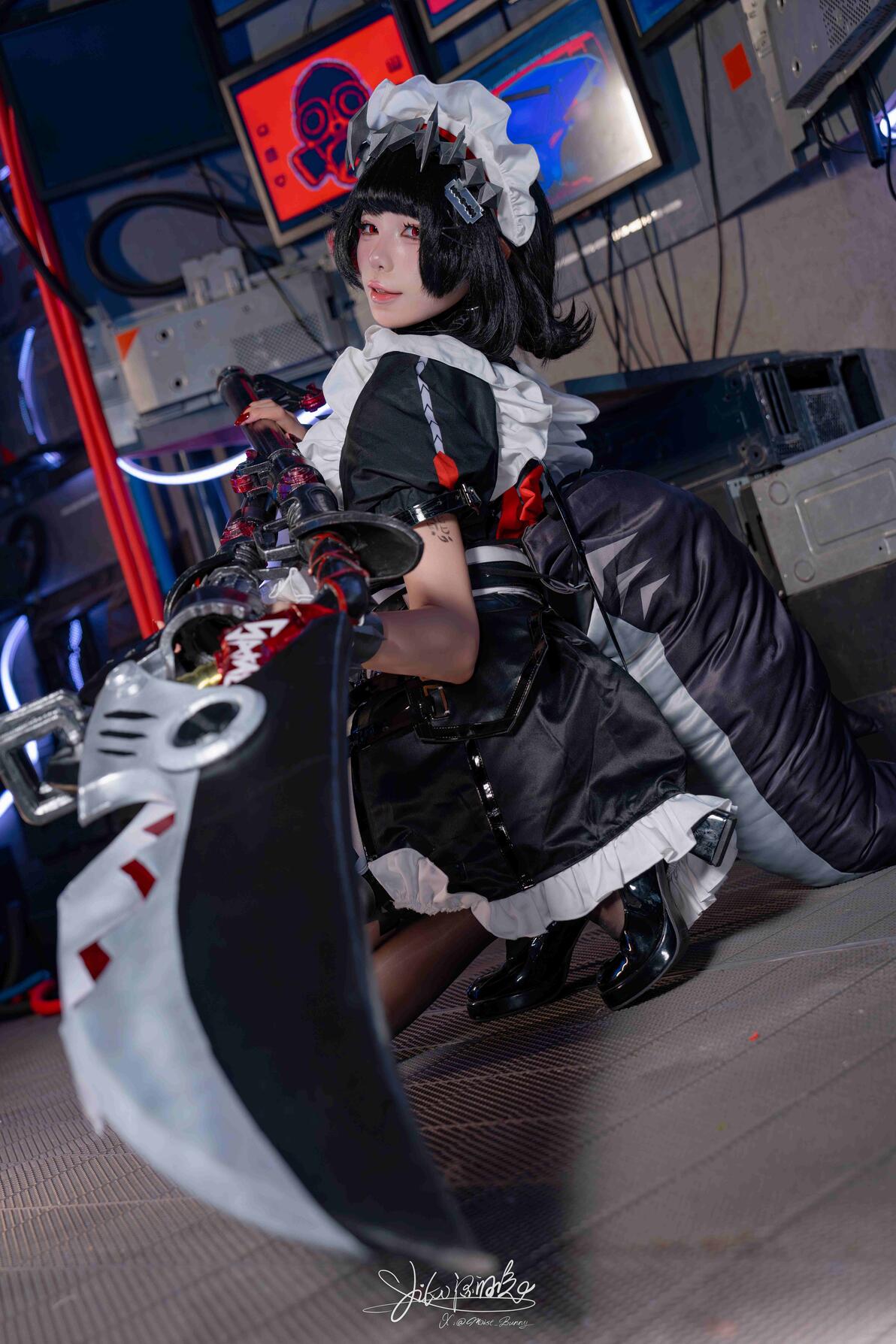 【Cosplay图集精选】咬一口兔娘OVO『慵懒逐浪-艾莲·乔』78P+1V - 哔哩哔哩