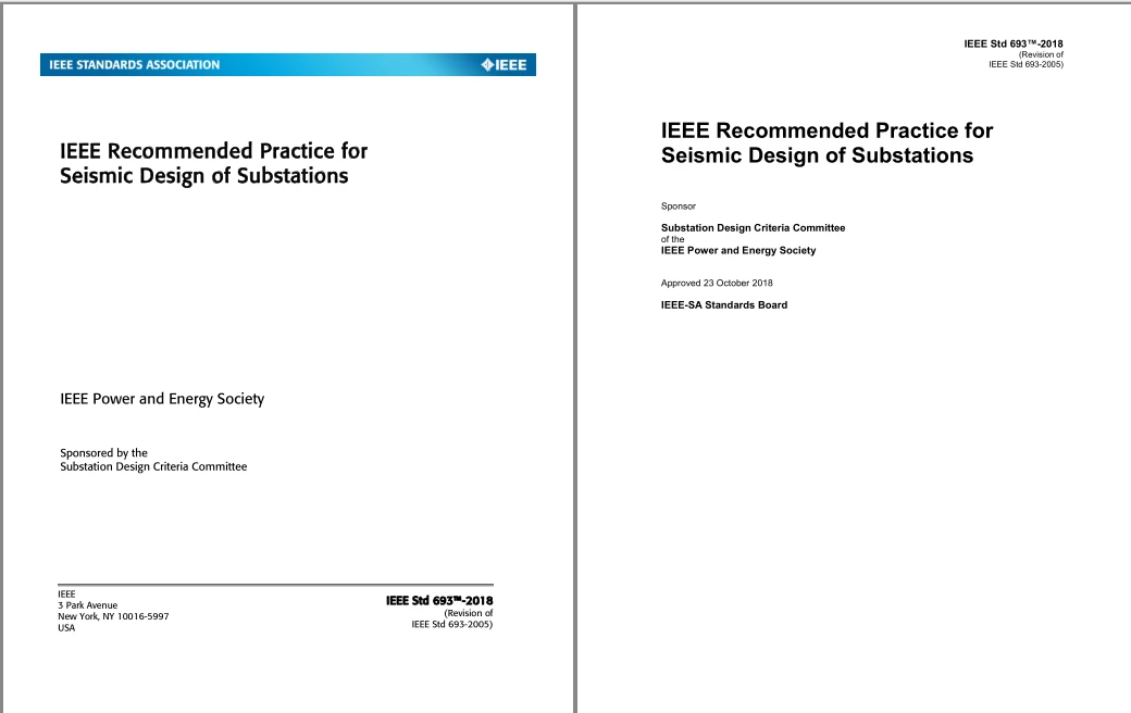 IEEE Std 693™-2018【中文版翻译+PDF原版】200多页内容 - 哔哩哔哩