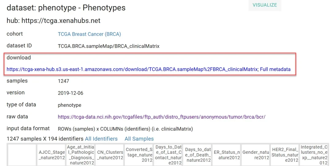 UCSC Xena无法下载TCGA数据了？！ - 哔哩哔哩
