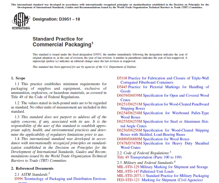 ASTM D3951 2018（R2023）中文版 - 哔哩哔哩