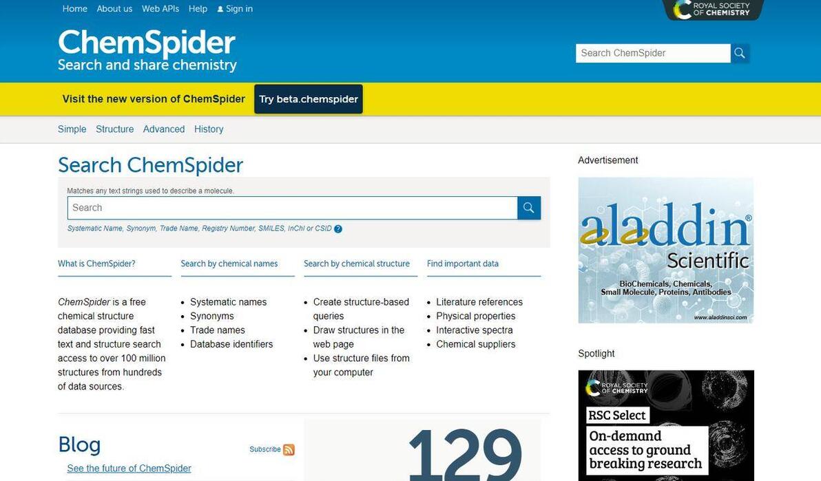 化学人必备科研工具：九大化学数据库盘点！拿走不谢！ - 哔哩哔哩