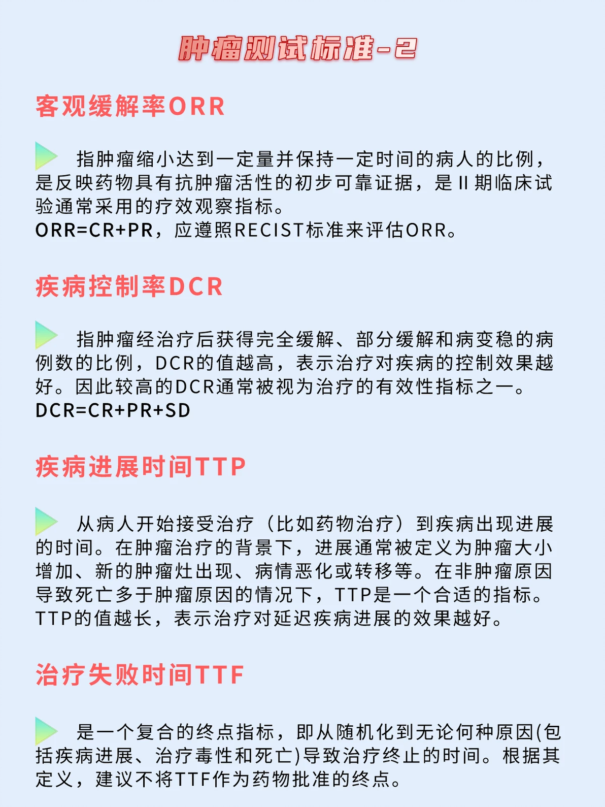 一文看懂抗肿瘤药物临床试验终点指标：OS、PFS、ORR、DCR、DOR、TTR - 哔哩哔哩