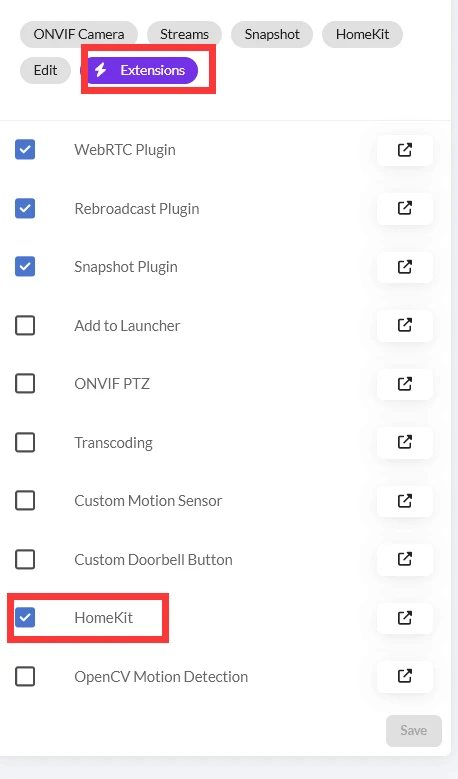 通过scrypted将普通摄像头接入homekit的设置 - 哔哩哔哩