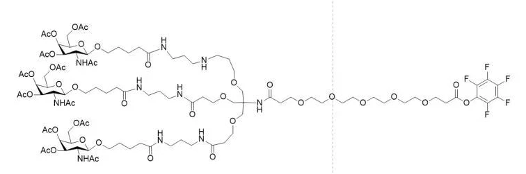 Tri-GalNAc(OAc)3-PFP ester可以用于传感器表面的修饰，用于糖识别或分子捕获 - 哔哩哔哩