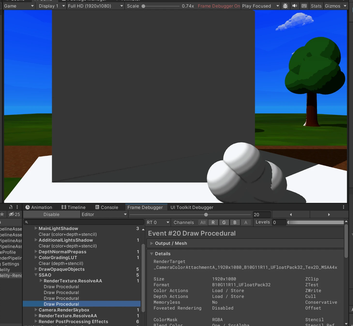 在Unity的URP中实现SSAO（二）：使用URP内置的SSAO - 哔哩哔哩