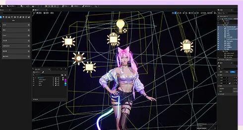 UE5+AI打造3A级赛博猫娘，又美又飒，引爆3D角色艺术圈！ - 哔哩哔哩