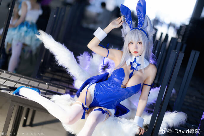 【漫展】萤火虫漫展返图 碧蓝航线信浓cos cn香草喵露露 - 哔哩哔哩