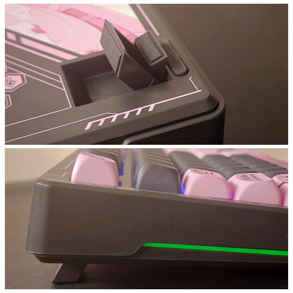 侧翼流光灯带+二次元IP设计加持！凌豹K98三模Gasket机械键盘体验 - 哔哩哔哩