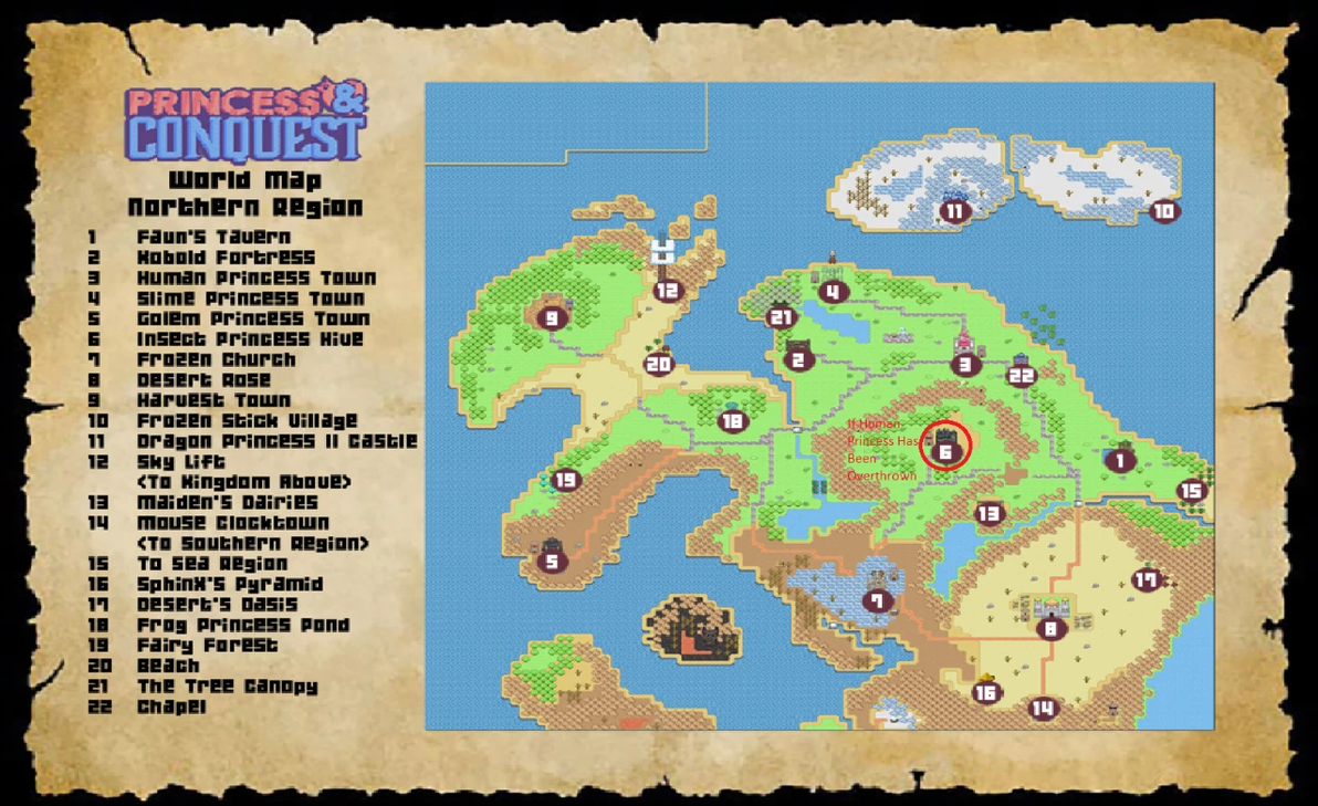 princess & conquest攻略分享（地图） - 哔哩哔哩