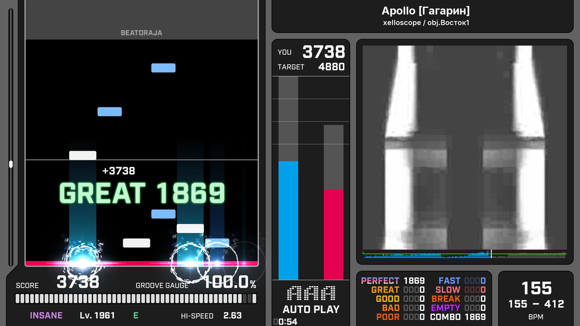 【BMS/Beatoraja】游玩界面皮肤 FAm Breeze 1.1 更新 - 哔哩哔哩