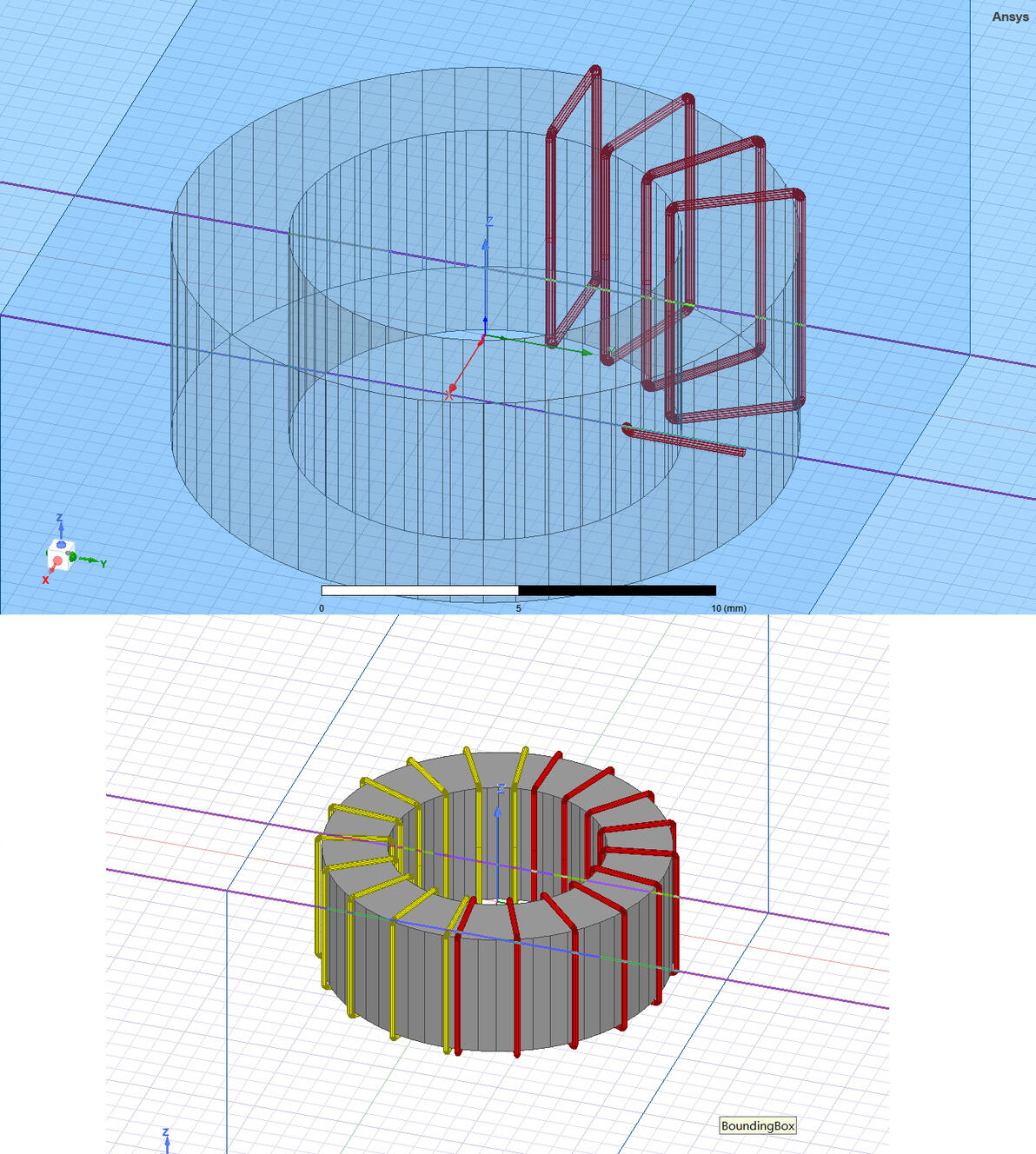 Ansys PEmag 创建模型———环状电感篇 - 哔哩哔哩
