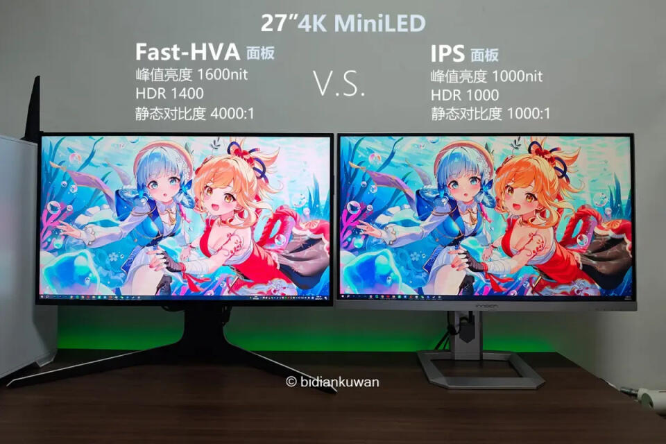 4K MiniLED慎买IPS屏，FastHVA面板才是更优解！雷鸟U8电竞显示器实测 - 哔哩哔哩