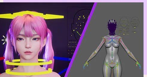 UE5+AI打造3A级赛博猫娘，又美又飒，引爆3D角色艺术圈！ - 哔哩哔哩