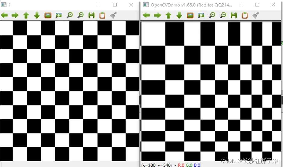 OpenCV开发笔记（七十五）：相机标定矫正中使用remap重映射进行畸变矫正 - 哔哩哔哩