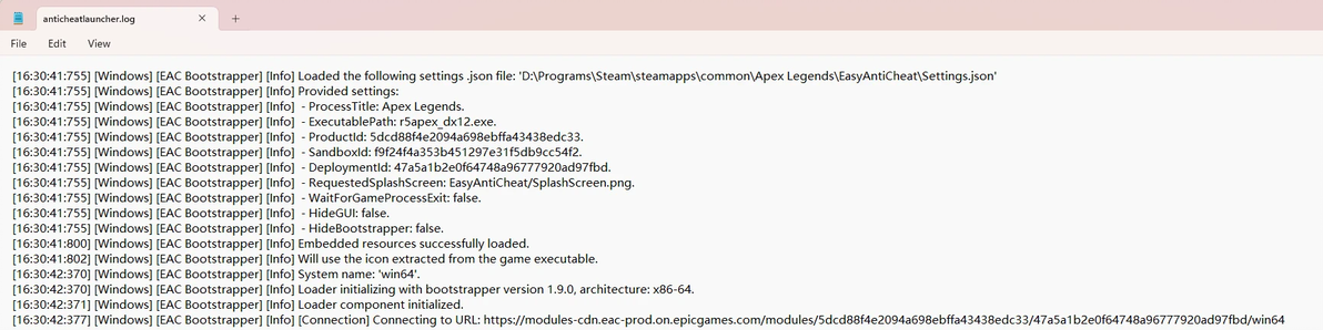 EasyAntiCheat_EOS问题处理一例 - 哔哩哔哩