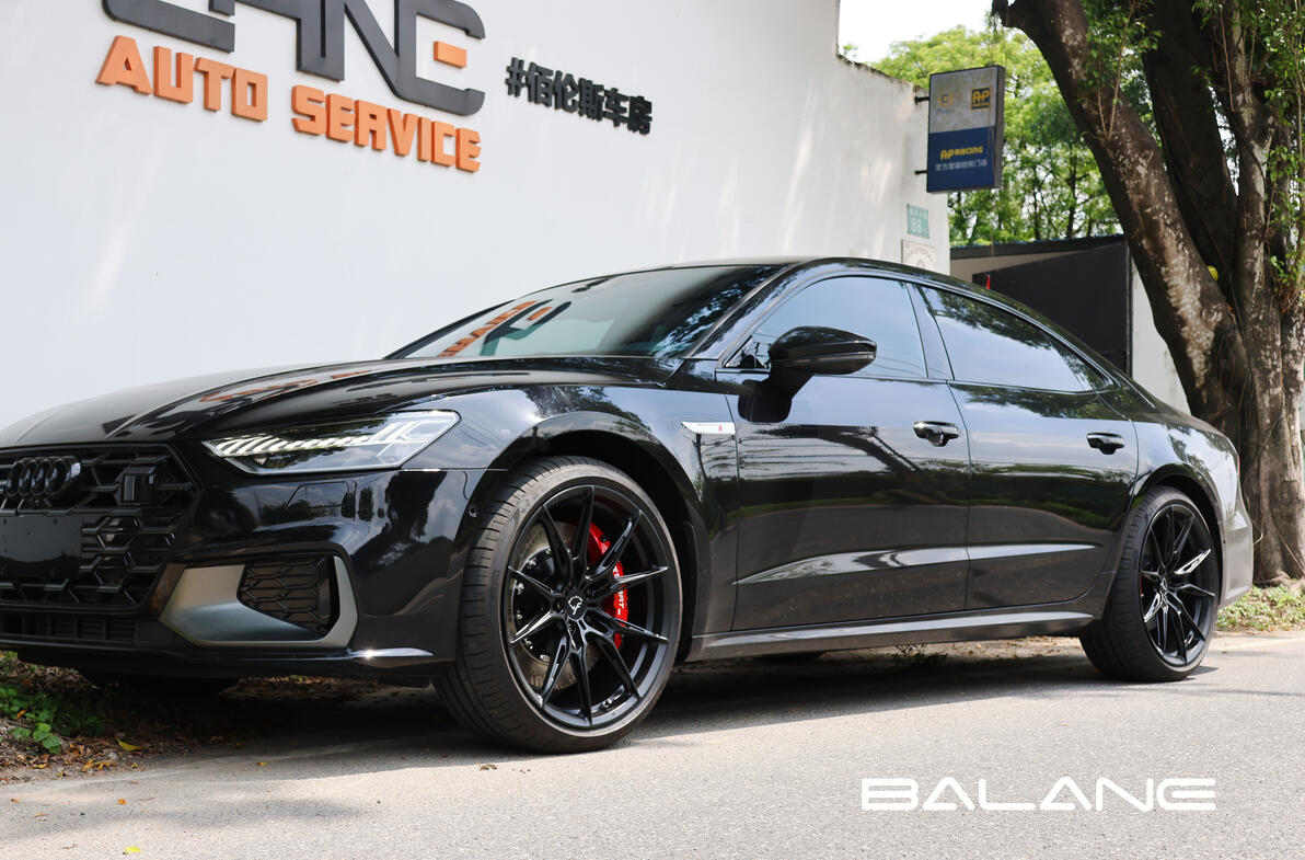 【BLC轮毂案例】25款奥迪A7L升级BLC锻造轮毂+Ttsport刹车 - 哔哩哔哩