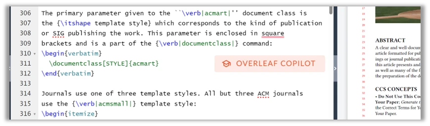 Overleaf Copilot: 为Overleaf用户定制的论文润色插件 - 哔哩哔哩