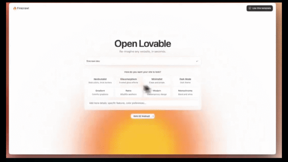 狂揽18.8Kstar！Open Lovable ：快速克隆任何网站并重建为React应用！ - 哔哩哔哩