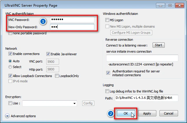 局域网电脑控制工具：UltraVNC（添加安卓apk应用AVNC[控制端]） - 哔哩哔哩
