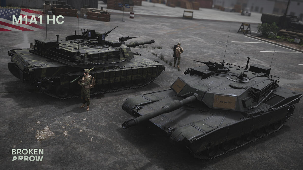 「断箭」5.17开发日志：正式发布倒计时一个月，M1A1 HC，防空卡车展示 - 哔哩哔哩