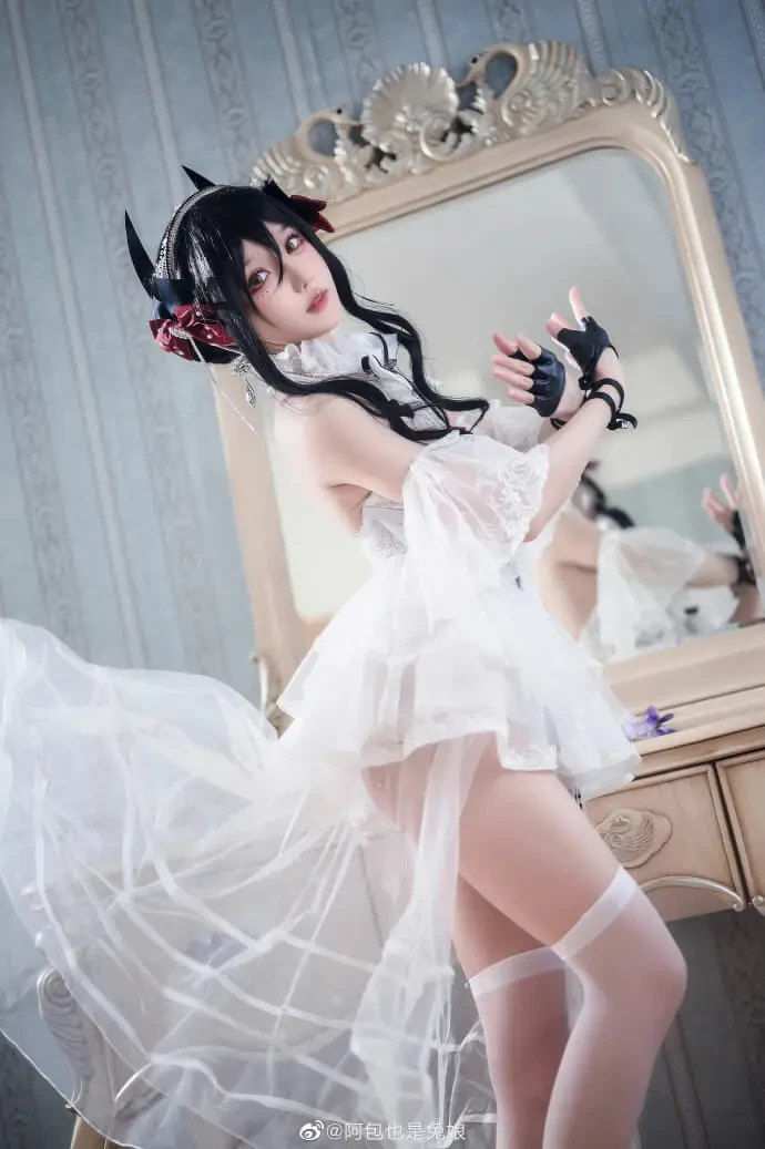 【COS正片】明日方舟伊内斯芭蕾cos cn阿包也是兔娘 - 哔哩哔哩
